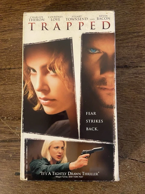 TRAPPED VHS 2002 Kevin Bacon Charles Theron Courtney Love £1.77 ...