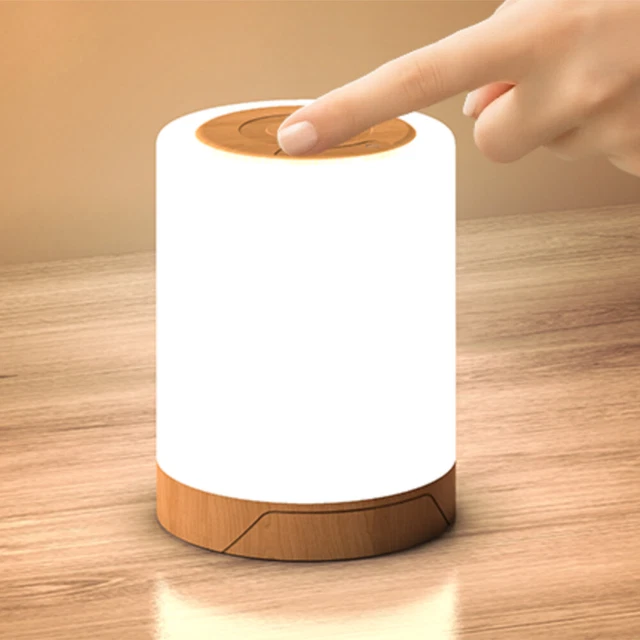 BEDSIDE TABLE LAMP Dimmable Simple Night Lamp 3000K Touch Sensor for ...
