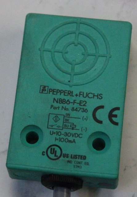 PEPPERL UND FUCHS induktiver Näherungsschalter NBB6-F-E2 Art. 084736 ...