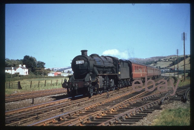 35MM SLIDE - ex LMS Stanier crab 42945 at Llandudno Junction 8.59. £1. ...