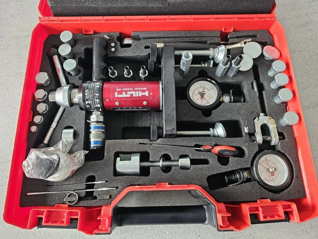 HILTI ANCHOR TESTER HAT 28 M Master Kit Box Complete Set Brilliant Con ...