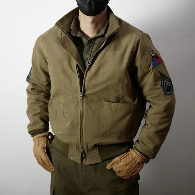 WW2 FURY BRAD Pitt Tanker Jacket Military Patch Uniform US Army Mens ...