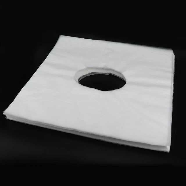 SALON DE BEAUTÉ Jetable Bed Face Hole Cover Tissus Non Tissés Massage ...