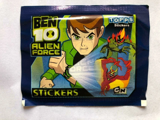 BEN 10 BEN Ten Alien Force Stickers Figure • 45 Sealed Bags Topps 2009 ...