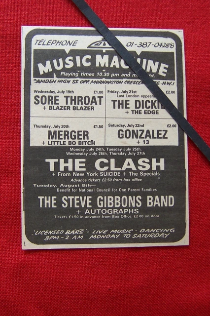 The Clash, Artists/ Groups, Music Memorabilia, Music - PicClick UK