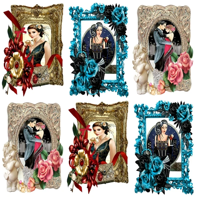 ROSE ART DECO... Embellissements (12), surmaîtres de fabrication de ...