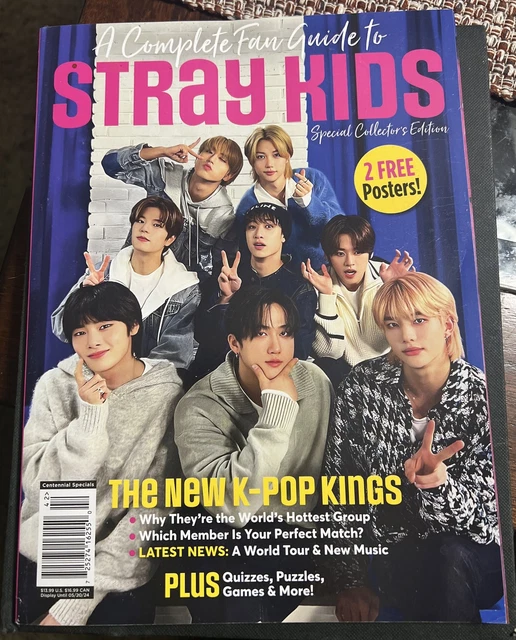 A COMPLETE FAN Guide to STRAY KIDS Special Collector's Ed. Magazine + 2 ...