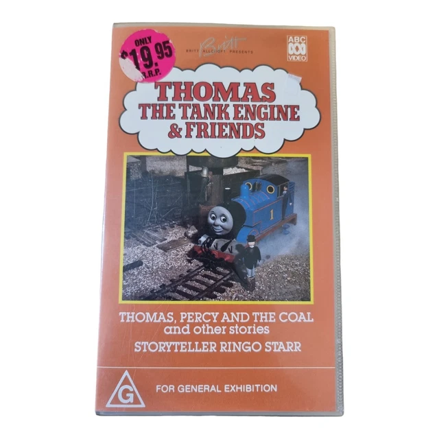 THOMAS THE TANK Engine - Thomas, Percy and The Coal (Ringo Starr) VHS ...