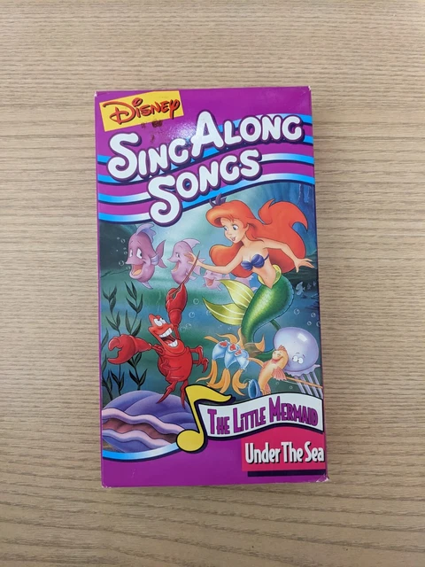 DISNEY'S SING ALONG Songs - The Little Mermaid: Under the Sea VHS 1990 ...