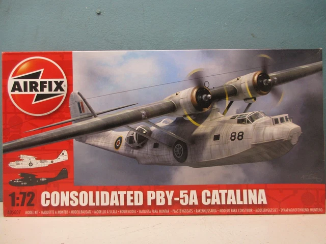 AIRFIX 1/72 CONSOLIDATED Pby-5A Catalina Flying Boat #A05007 $14.95 ...