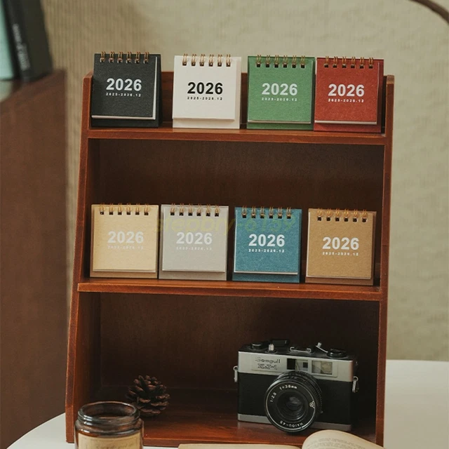 NEW PORTABLE DESK Calendar Mini Pocket Calendars 2026 Calendar Desktop ...