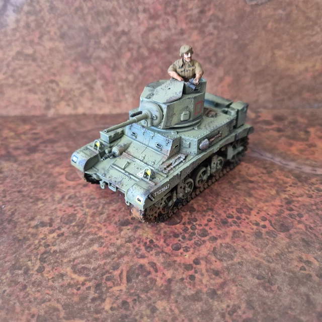 PRO PAINTED STUART M3 British tank army Ww2 Warlord 28mm Bolt Action 3D ...