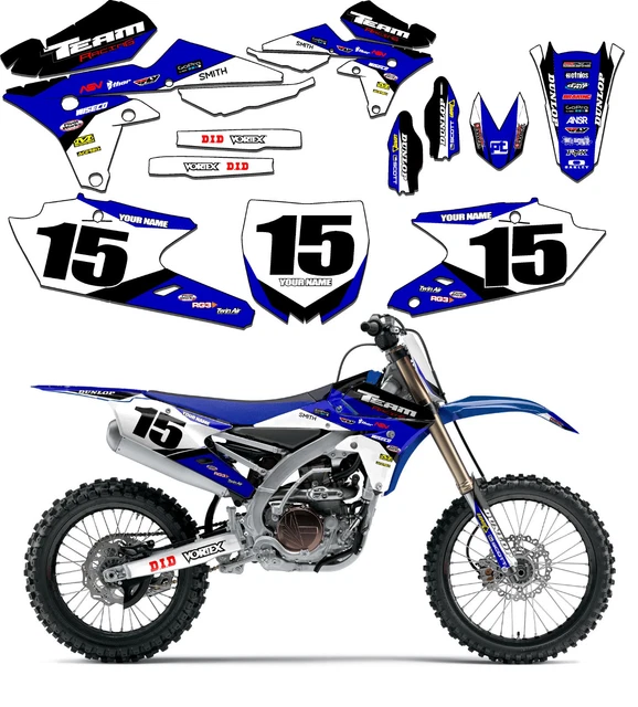 1998-2002 YAMAHA WR 250 400 426 Graphics Decals 1999 2000 2001 250F ...