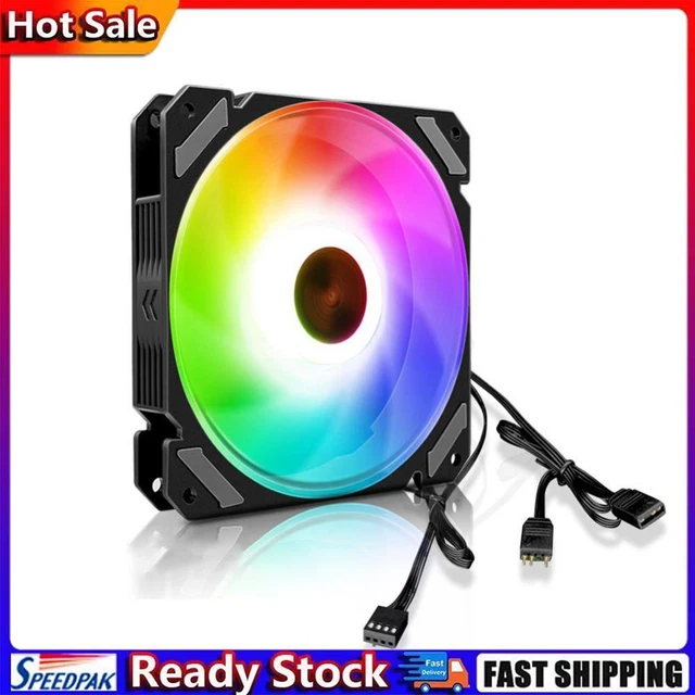 CPU COOLER ARGB 120mm 4 Pin Radiator PC Computer Case Cooling Fan EUR ...
