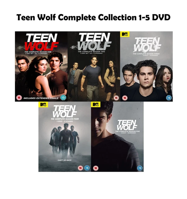 TEEN WOLF COMPLETE COLLECTION 1-5 DVD ALL SEASONS 1 2 3 4 5 New Sealed ...