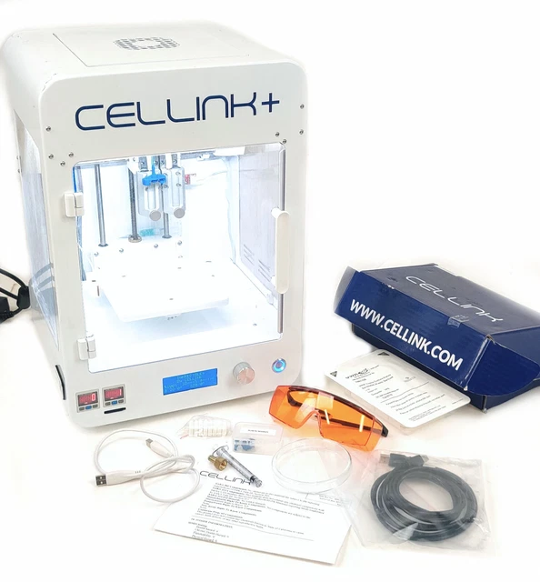 CELLINK INKREDIBLE + 3D Bio-printer Dual Printhead, UV Curing ...