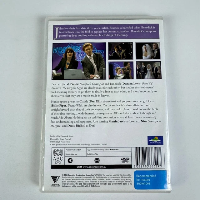 MUCH ADO ABOUT Nothing - Shakespeare Retold (DVD 2005) Sarah Parish ...