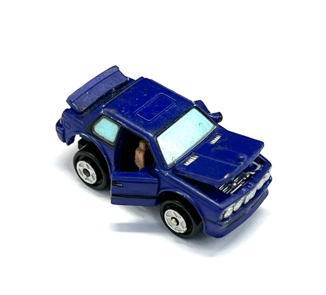 RARE MICRO MACHINES Vintage Galoob 1990 Deluxe BMW 635i Blue Opening ...