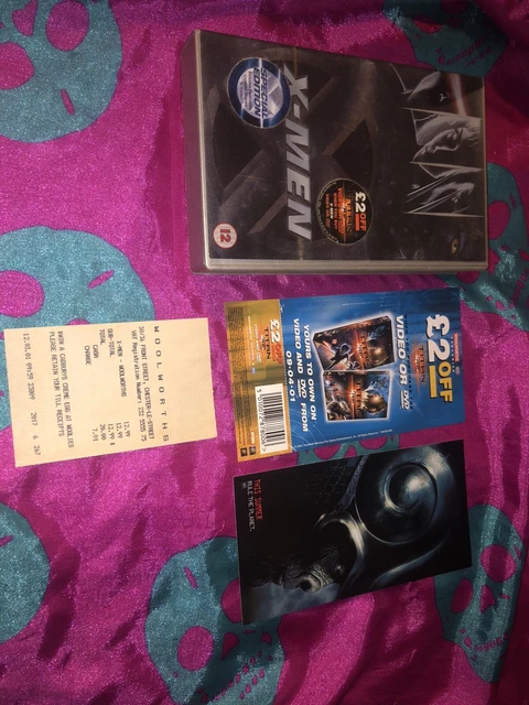 XMEN VHS VIDEO with woolworths purchase receipt and inserts 2001 EUR 1 ...