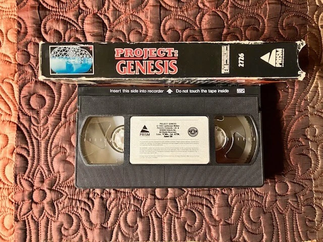 PROJECT: GENESIS VHS tape Sci-Fi Horror Slasher Gore 1993 Prizm HBO OOP ...