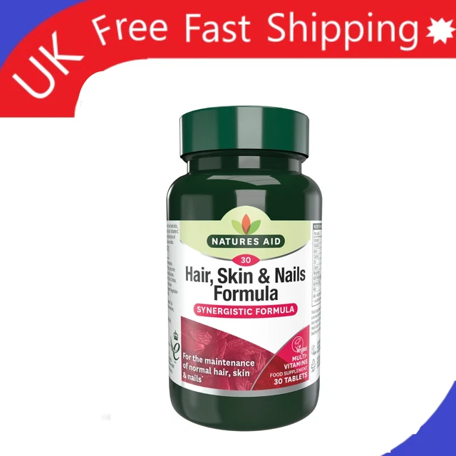NATURES AID HEALTH Hair, Skin and Nails Formula 30 Tablets £7.99 ...