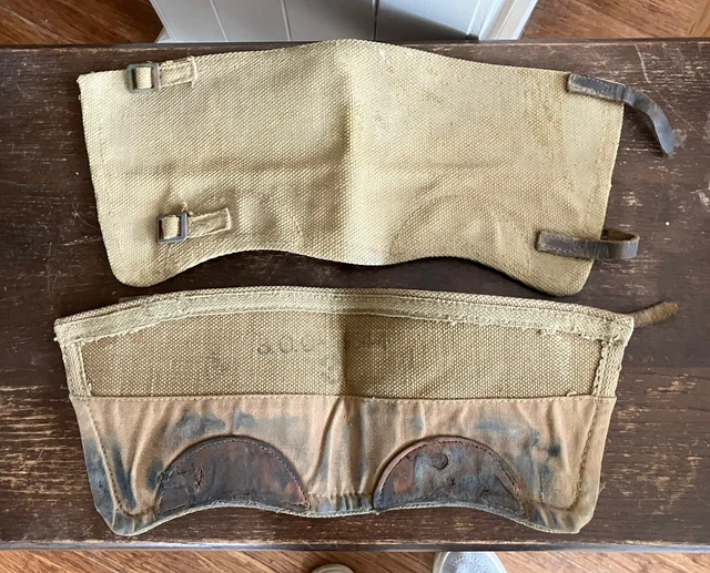 1940S WWII WW2 Era British Army Canvas Leather Leg Gaiters £28.00 ...