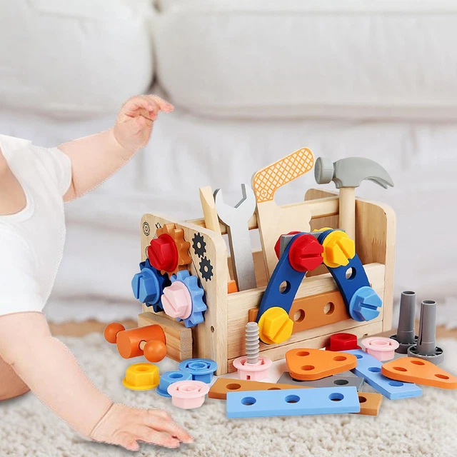 TOOLBOX TOY BOX, Develops Fine Motor Skills, Montessori £26.82 ...
