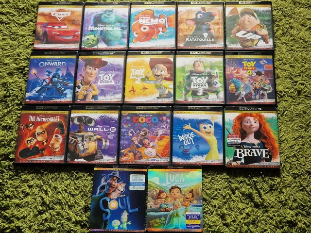 DISNEY PIXAR BLU-RAY 4k UHD US Collection 17 Movies £199.99 - PicClick UK