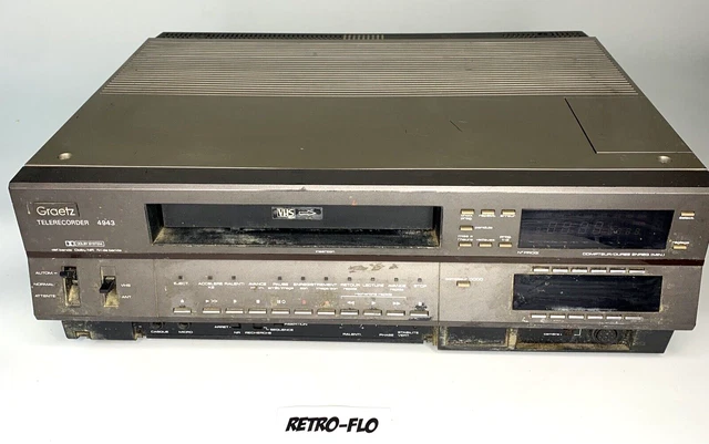 MAGNÉTOSCOPE GRAETZ TELERECORDER 4943 - Lecteur Cassette VHS K7 - Hors ...