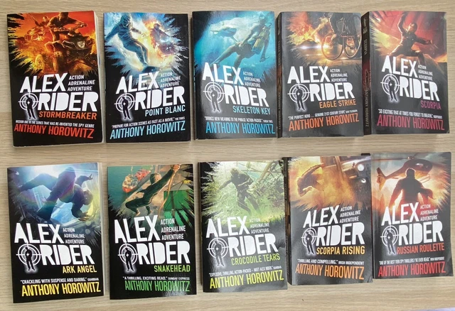 ANTHONY HOROWITZ ALEX Rider Books 1-10 livres de poche EUR 15,36 ...