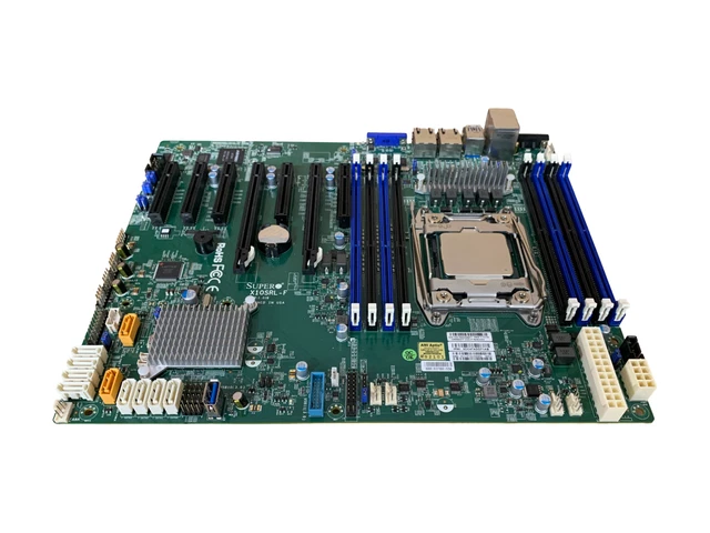 SUPERMICRO MOTHERBOARD X10SRL-F LGA-2011-3 ATX with Heatsink and I/0 ...
