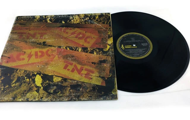 AC/DC TNT T.N.T. Vinyl LP Record Alberts 1980 Label Black Label Aussie ...