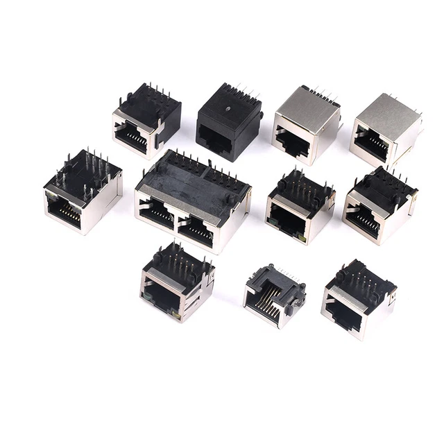 Rj45 Connector Socket Network Adapter With Without Led £1 50 Picclick Uk