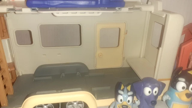 BLUEY & BINGO Bluey TV Show Dog Characters+Car+ Camper And 6 Figure ...