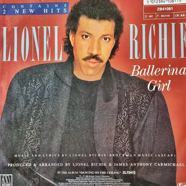 LIONEL RICHIE - Ballerina girl 7'' Vinyl Germany EUR 18,57 - PicClick FR