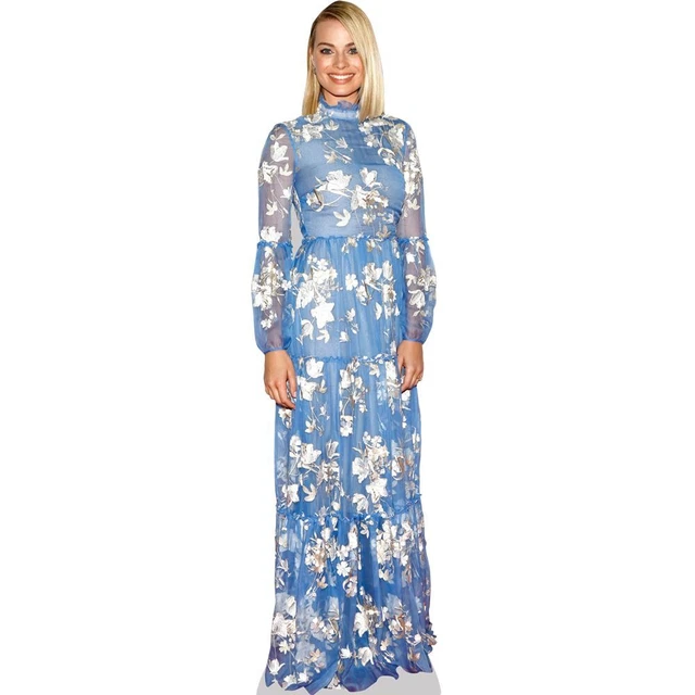 MARGOT ROBBIE (BLUE Dress) Grandeur Nature EUR 67,53 - PicClick FR