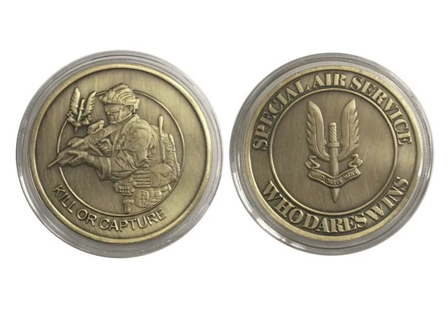 BRITISH ARMY UK Special Air Service WHO DARE WINS Kill or Capture ...