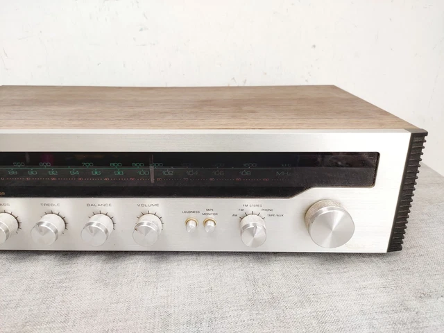 VINTAGE ROTEL RX-152 Stereo Receiver Amplifier 1970s Silver Face Wood ...