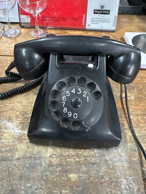 TELEPHONE -ERICSSON PTT- Black Bakelite - Rotary Dial— Spares/Repairs ...