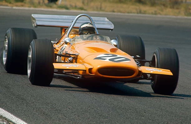 DUTCH GP ZANDVOORT 1970 Peter Gethin Mclaren Cosworth M14A OLD PHOTO $7 ...