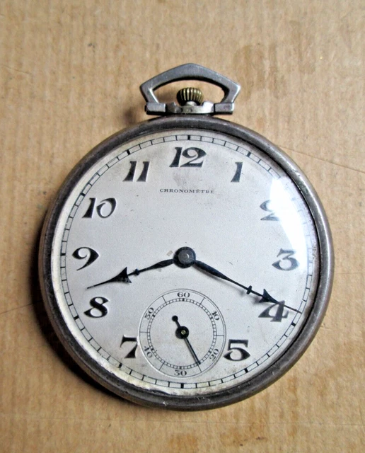 MONTRE A GOUSSET Chronometre En Argent EUR 25,00 - PicClick FR