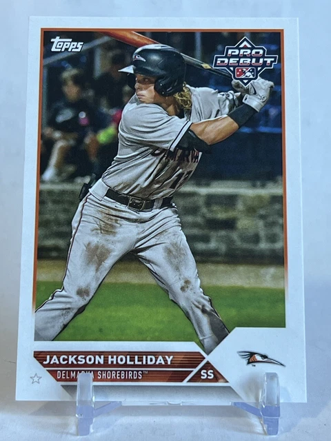 JACKSON HOLLIDAY ROOKIE CARD 2023 Topps Pro Debut #PD-7 RC Orioles Top ...