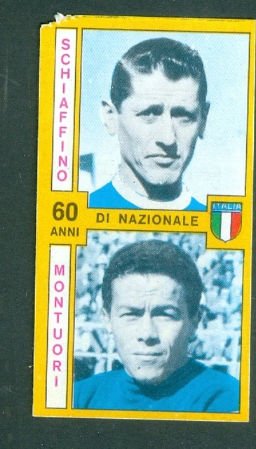 FIGURINA CALCIATORI PANINI 1969-70! Schiaffino/Montuori! 60 Anni di ...
