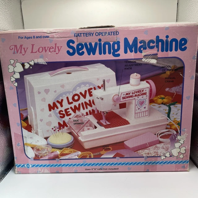 VINTAGE MY LOVELY Sewing Machine *Check Details* Battery/Manual ...