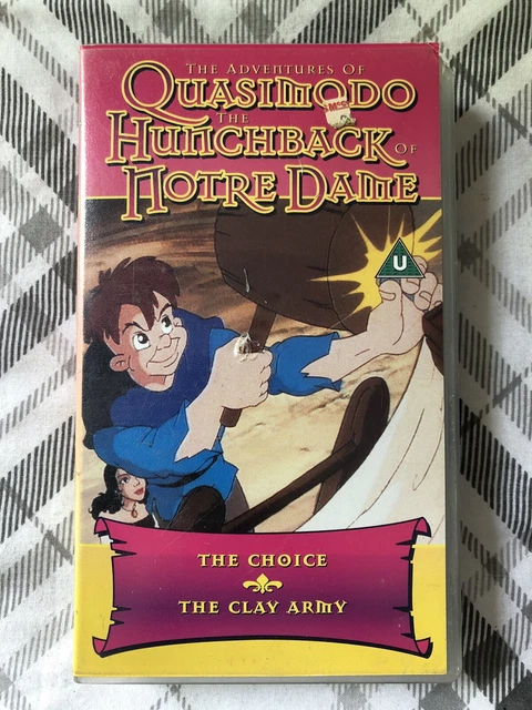 THE ADVENTURES OF Quasimodo The Hunchback Of Notre Dame Vhs Video ...
