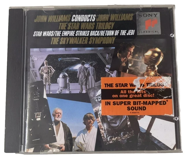 JOHN WILLIAMS CONDUCTS Star Wars Trilogy (CD, 1990) Skywalker Symphony ...