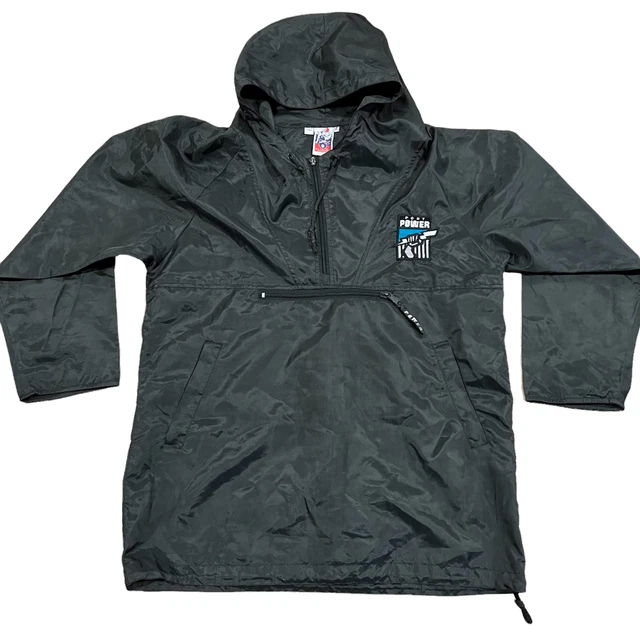 VINTAGE AFL PORT Adelaide Power Kids Windbreaker Poncho Black Size 12 ...