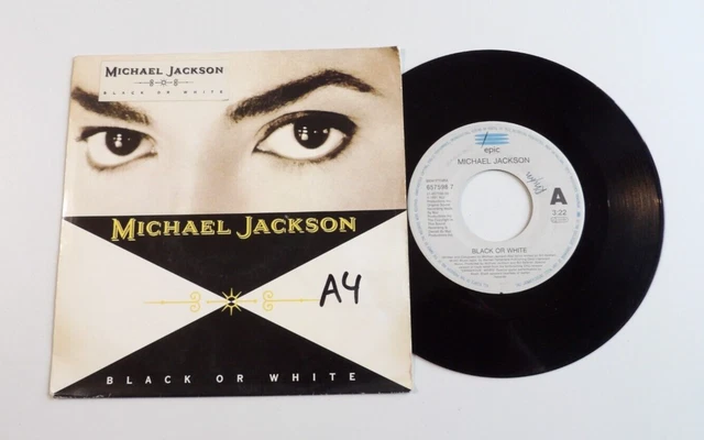 45 TOURS MICHAEL Jackson Black Or White EUR 2,90 - PicClick FR