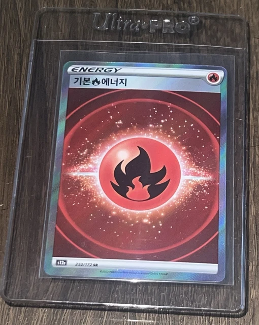 FIRE ENERGY 252/172, s12a Vstar Universe, Pokemon, Korean NM SR Pokemon TCG £2.40 - PicClick UK