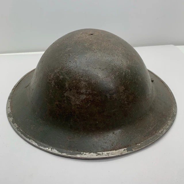 Original WW2 British Army Mk2 Brodie Combat Helmet